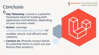 Understanding Laravel Development of Applications vs. Sites.pptx