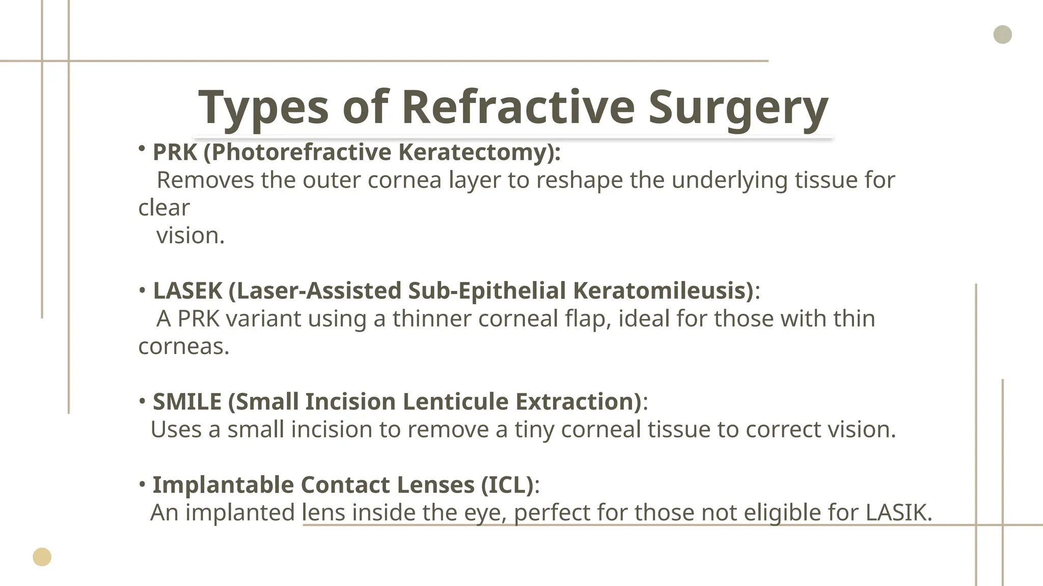 Understanding LASIK & Refractive Surgery | PPTX