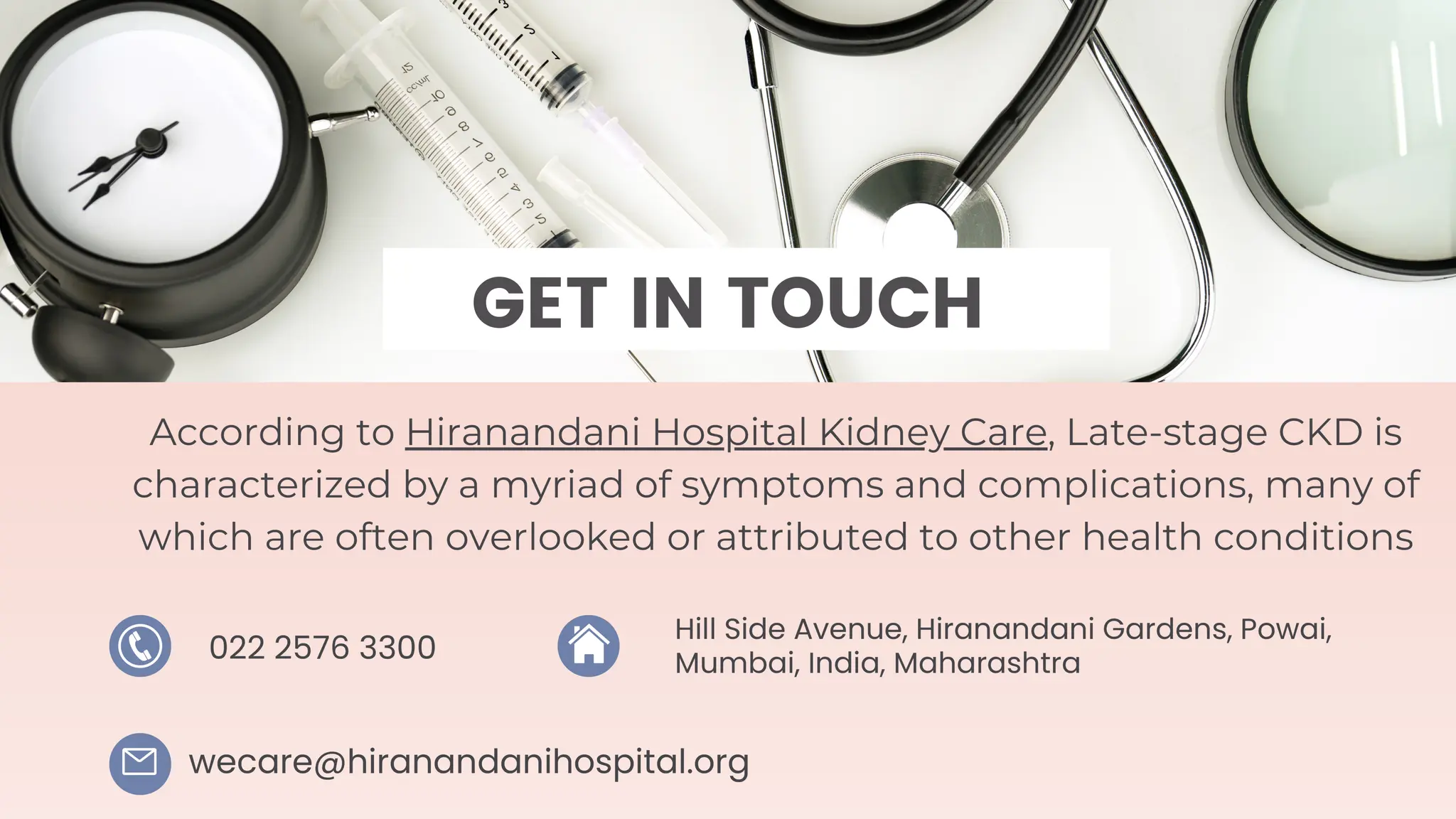 Understanding Late-Stage Chronic Kidney Disease: Dr L H Hiranandani ...