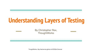 Understanding Layers of Testing | PDF