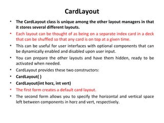 Understanding layout managers | PPT