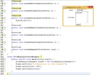Understanding layout managers | PPT