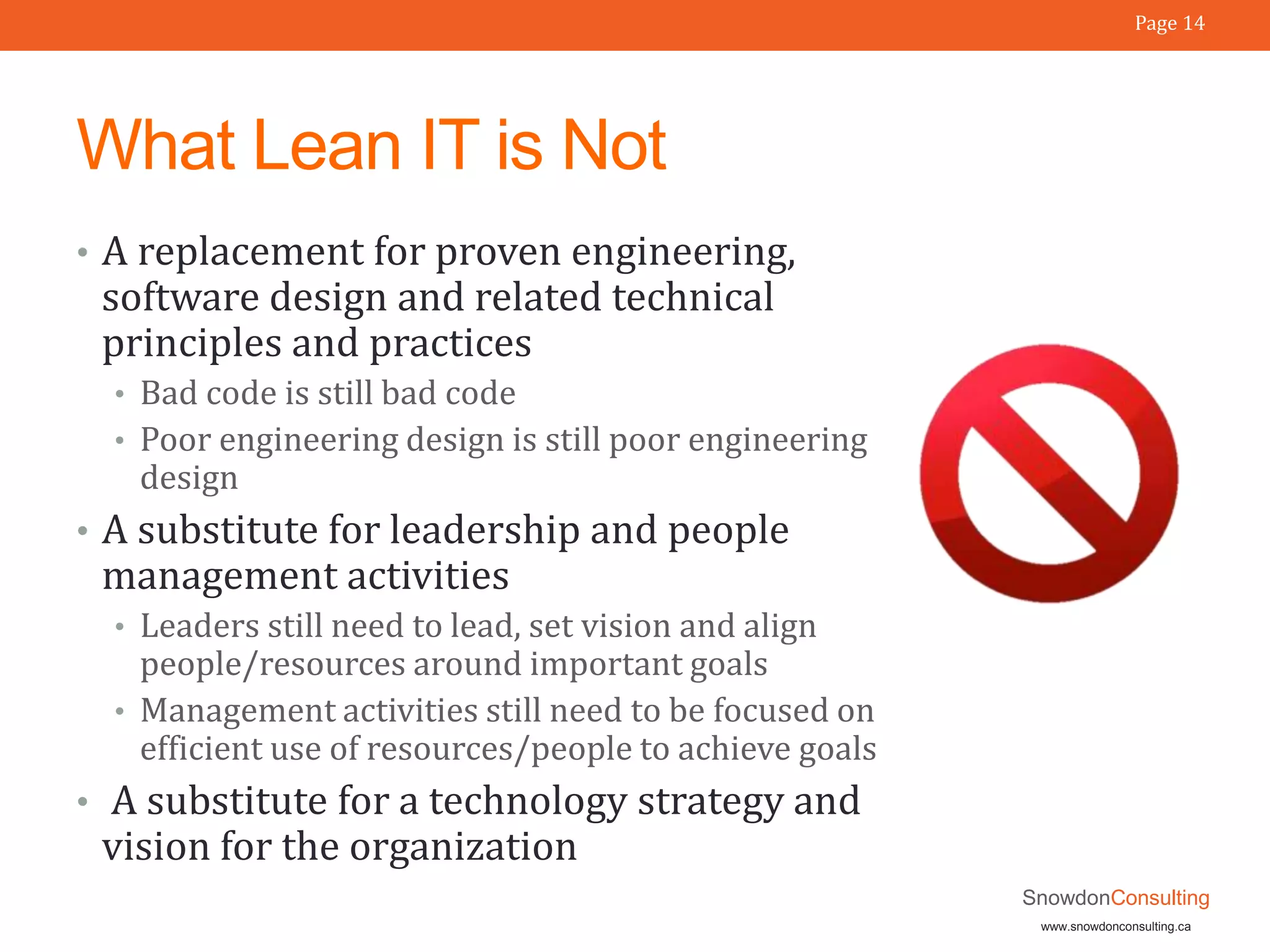 Understanding Lean IT | PPTX