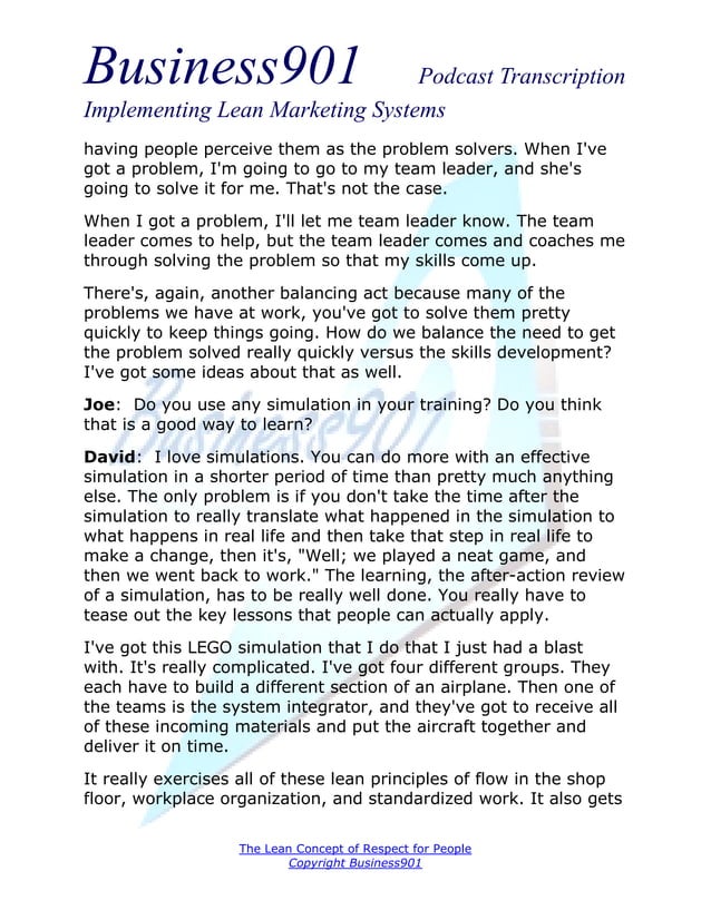 Understanding Lean Teamwork | PDF