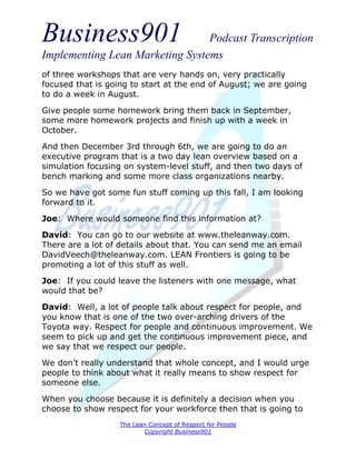 Understanding Lean Teamwork | PDF