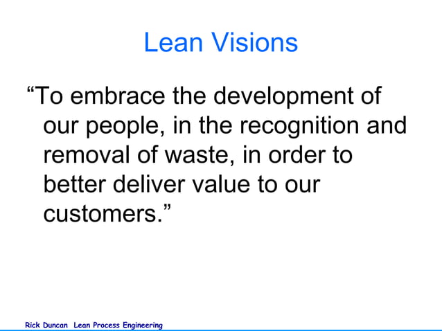 Understanding Lean Visions 2 | PPT