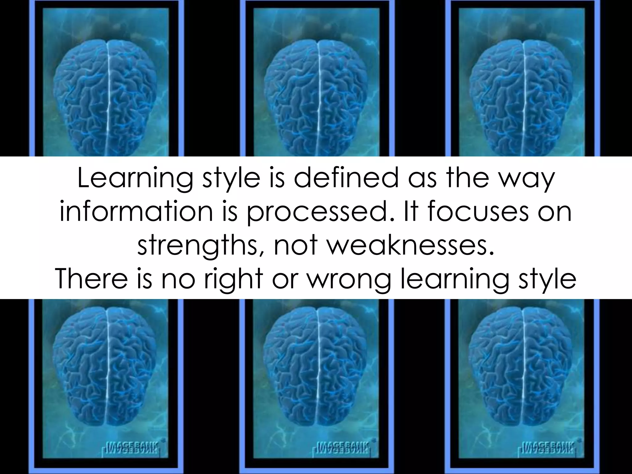 Understanding learning styles of student for effective teaching | PDF