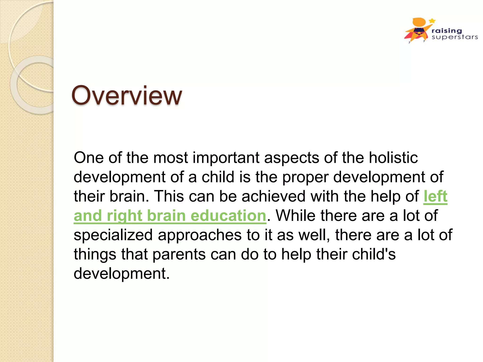 Understanding Left and Right Brain Education | PPTX