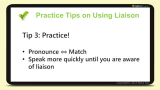 Understanding liaisons - リエゾンを理解する | PPTX