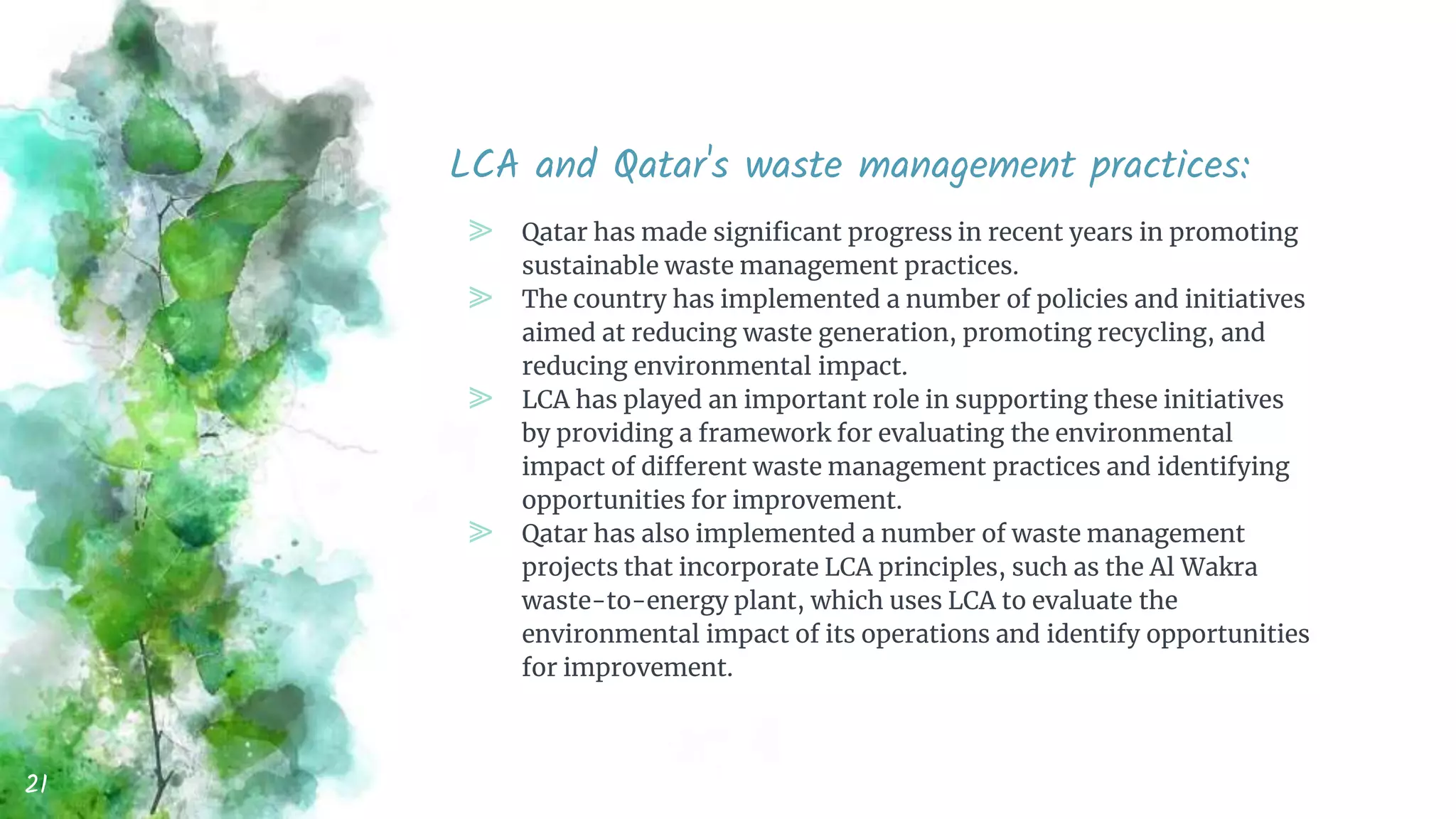 Understanding Life Cycle Assessment (LCA) in Qatar | PPTX
