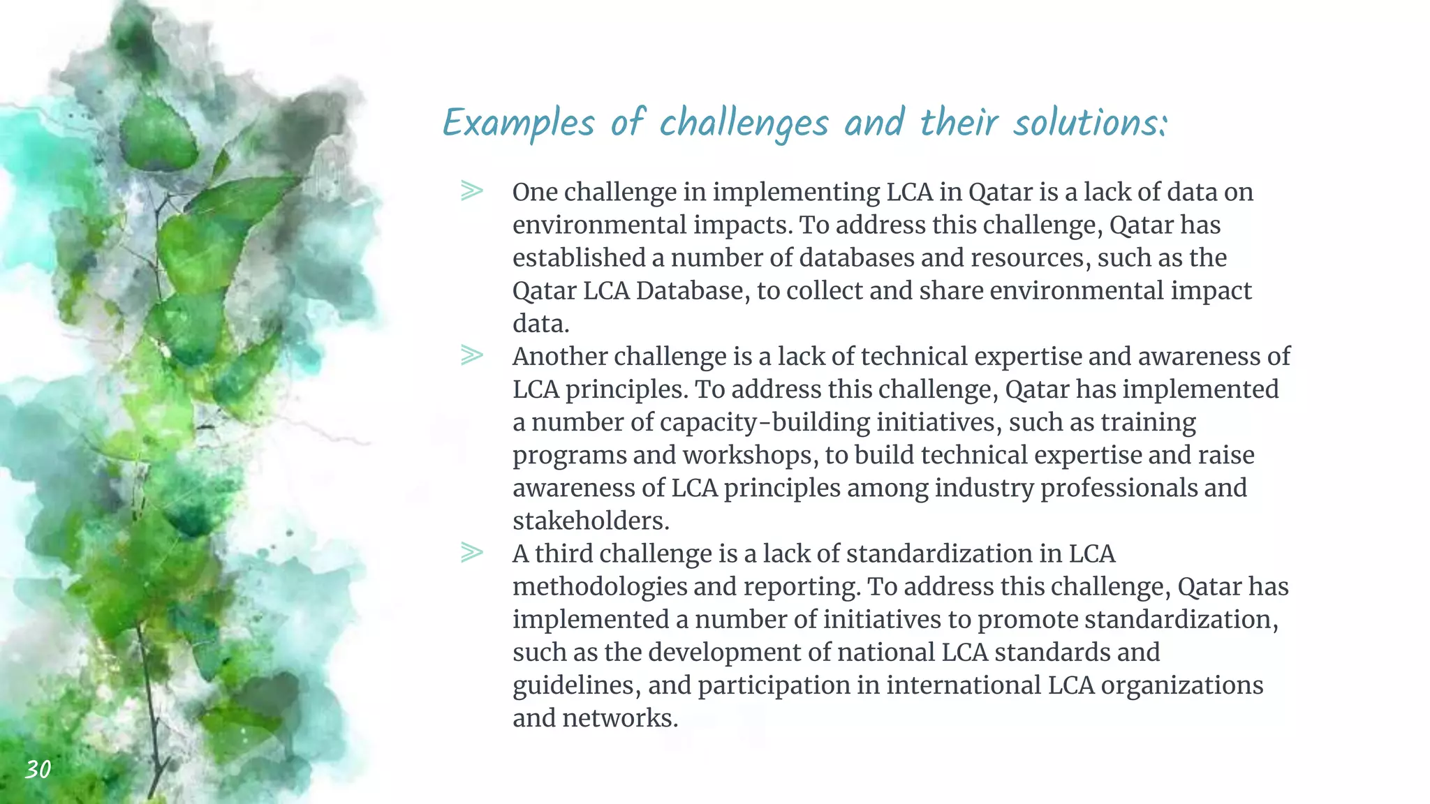 Understanding Life Cycle Assessment (LCA) in Qatar | PPTX