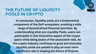 Understanding Liquidity Pools in Crypto What Are Liquidity Pools and ...