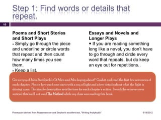 Understanding literature | PPTX