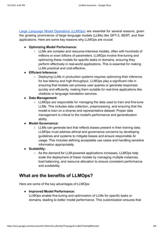 Understanding LLMOps-Large Language Model Operations | PDF