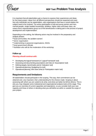 Understanding logframe ___problem_tree_analysis_____by_dr_malik_khalid ...