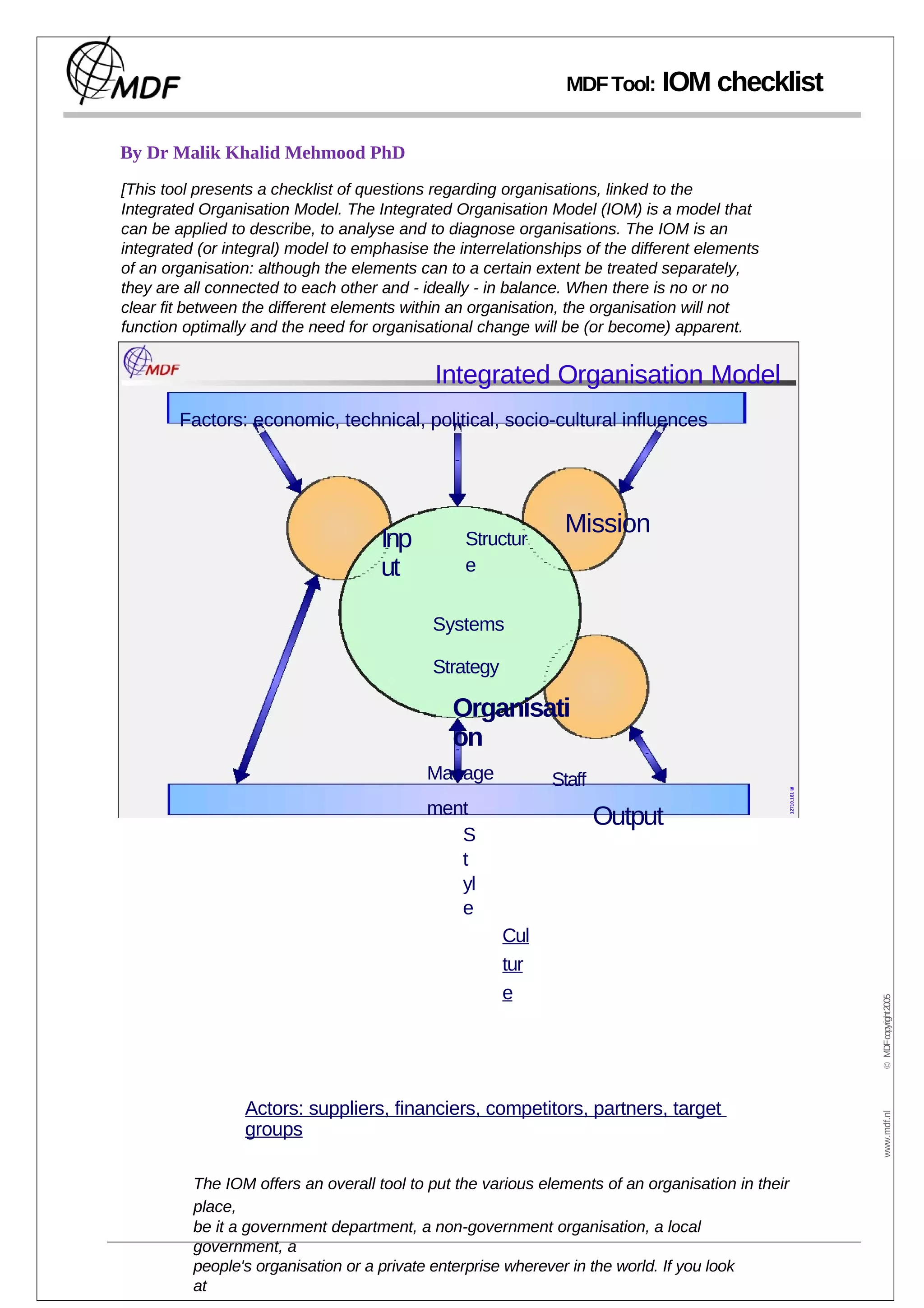 Understanding logframme __organisation_assessment___iom____by_dr_malik ...