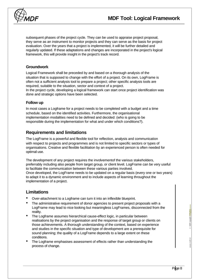 Understanding logical framework_methodology___by_dr_malik_khalid_mehmood_ph_d | PDF