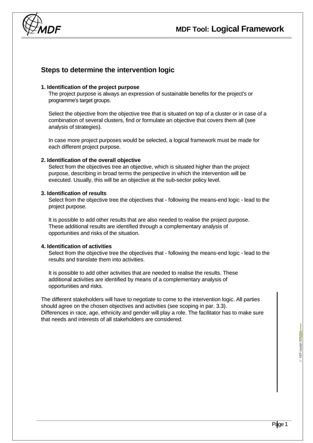 Understanding logical framework_methodology___by_dr_malik_khalid ...