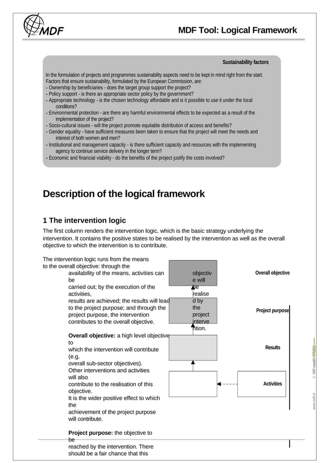 Understanding logical framework_methodology___by_dr_malik_khalid_mehmood_ph_d | PDF