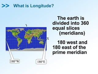 Understanding Longitude And Latitude | PPT