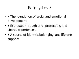 Understanding Love, It's Types, Hierarchy, and Impact on Understanding ...