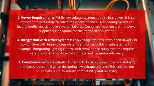 Understanding Low Voltage Design: Key Principles and Applications | PPTX