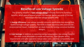 Understanding Low Voltage Design: Key Principles and Applications | PPTX