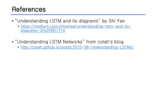 Understanding lstm and its diagrams | PPTX