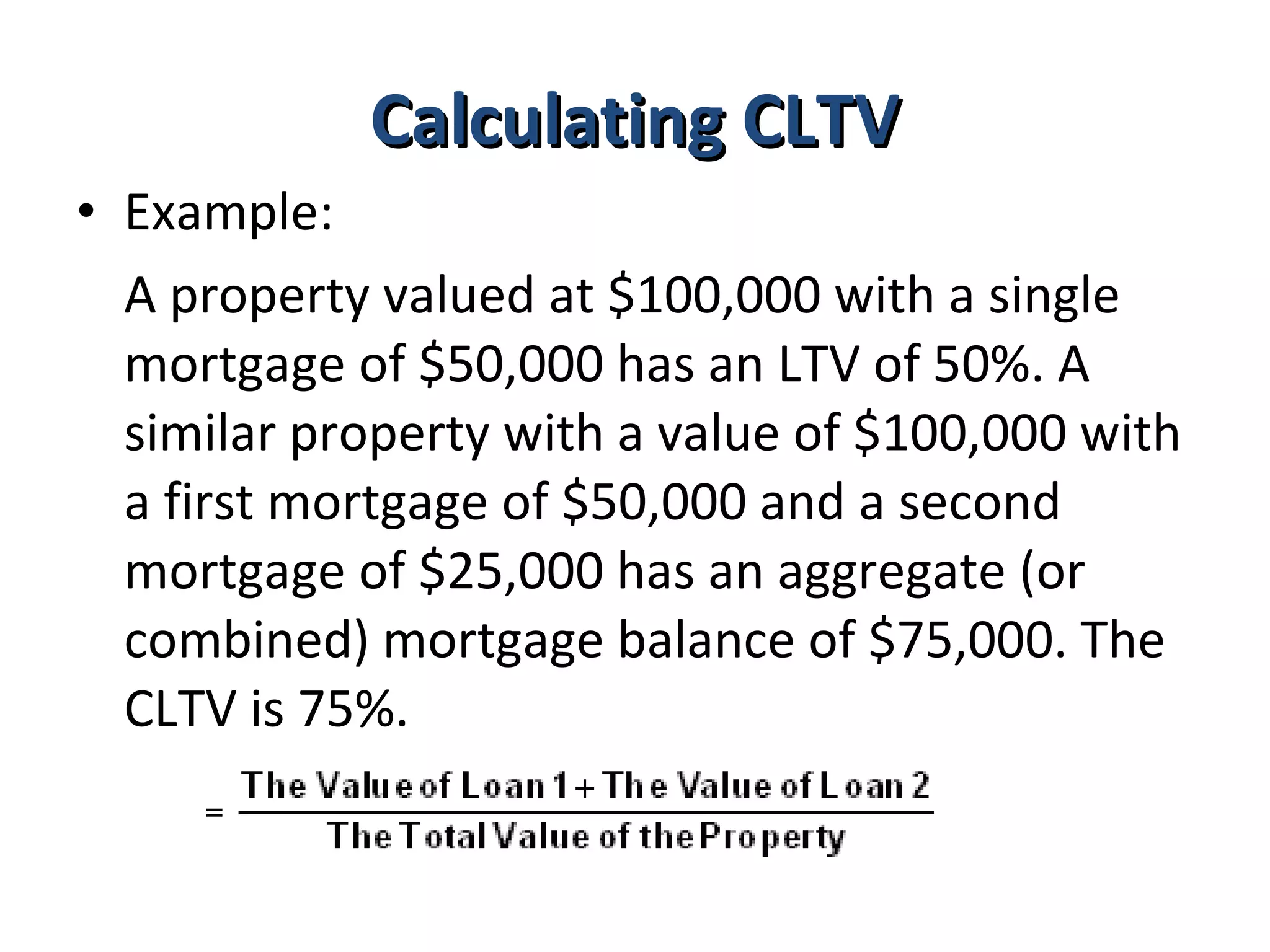 Understanding LTV / CLTV | PPT