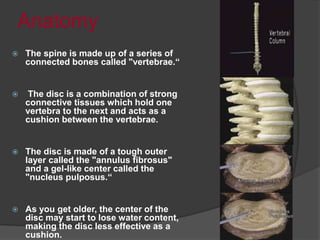 Understanding lumbar disc herniation | PPT