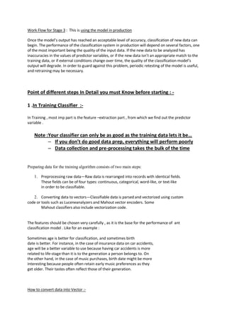 Understanding Mahout classification documentation | PDF