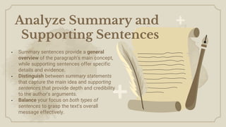 Understanding Main Idea of Text Reading. | PPTX