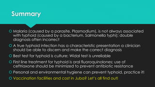 Understanding Malaria & Typhoid Fever | PDF