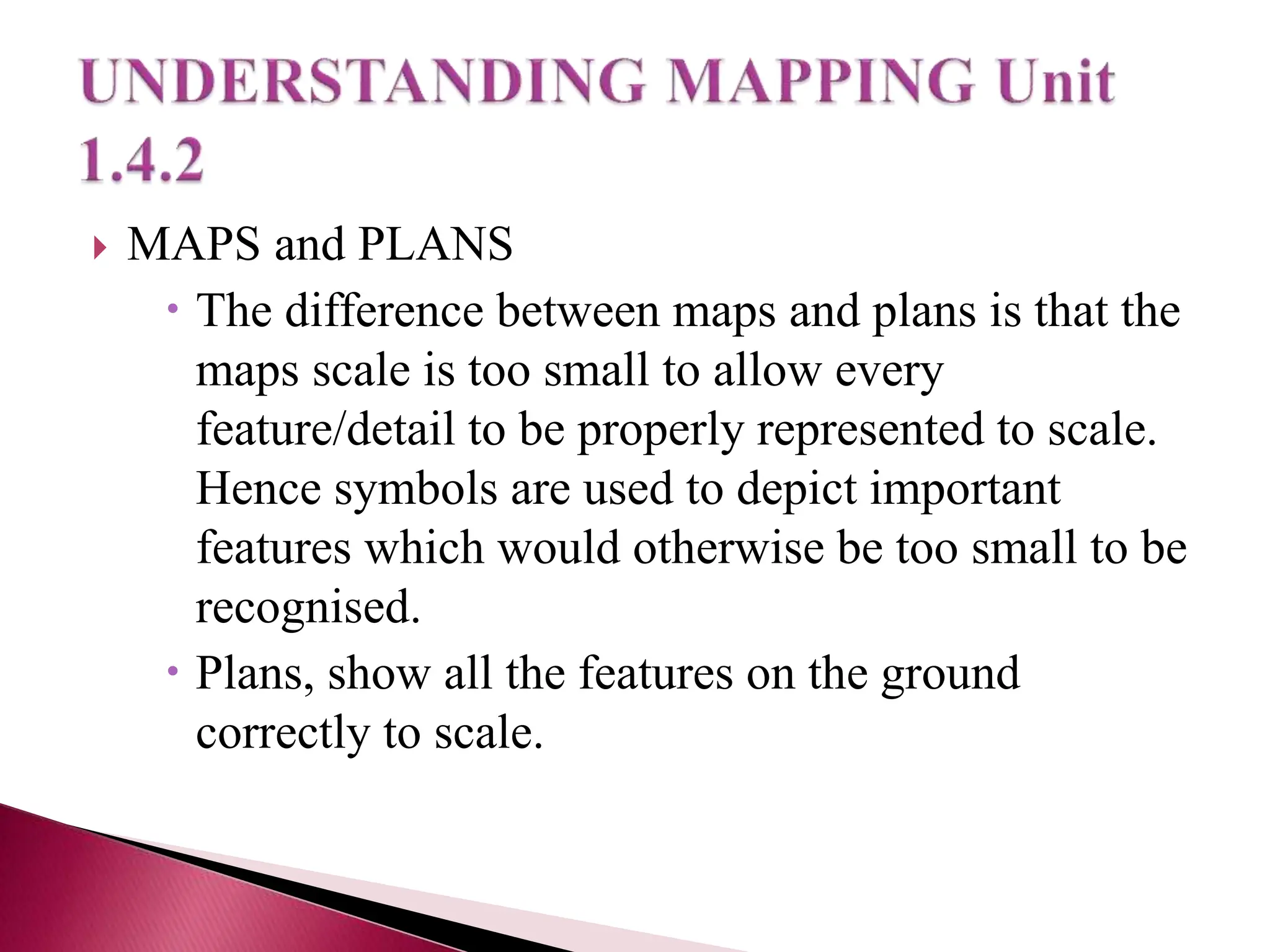 UNDERSTANDING MAPPING & SCALES SGI1014.ppt