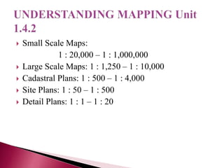 UNDERSTANDING MAPPING & SCALES SGI1014.ppt