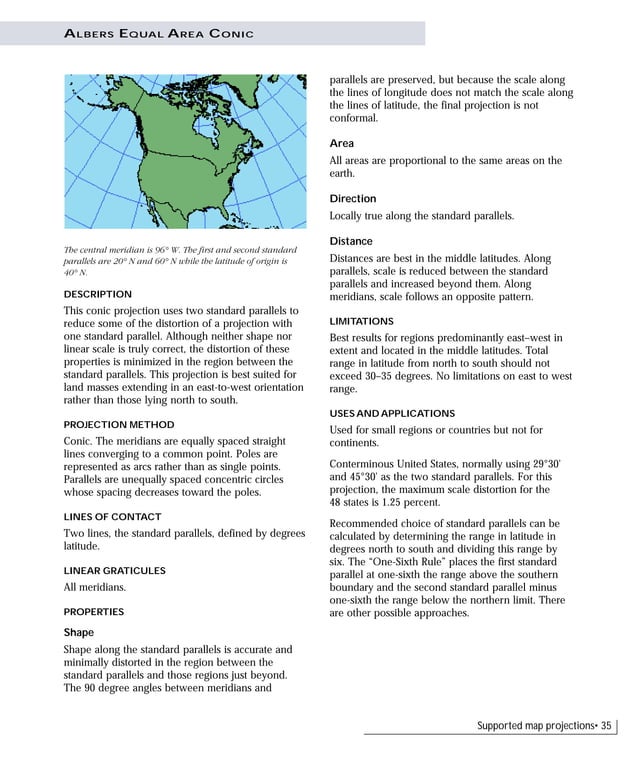 Sistemas de Información Geográfica: Understanding Map Projections | PPT