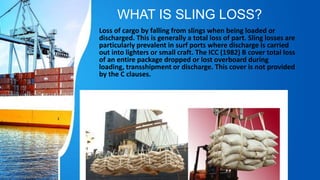 MARINE CARGO INSURANCE | PPTX