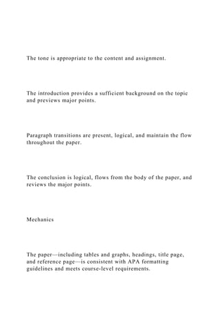 Understanding Marketing and Customer Relationships Grading Guide.docx