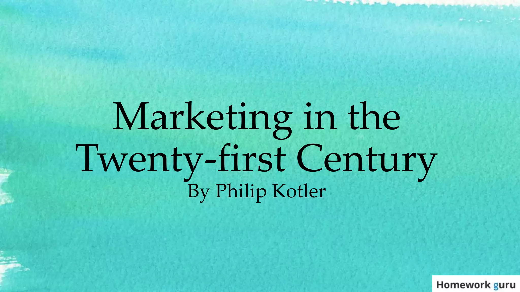 Understanding Marketing Management | PPTX