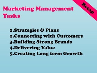 Understanding marketing management management-tasks | PDF