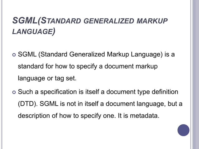 UNDERSTANDING MARKUP LANGUAGES.pptx | Web Design and HTML | Internet
