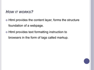 UNDERSTANDING MARKUP LANGUAGES.pptx | Web Design and HTML | Internet