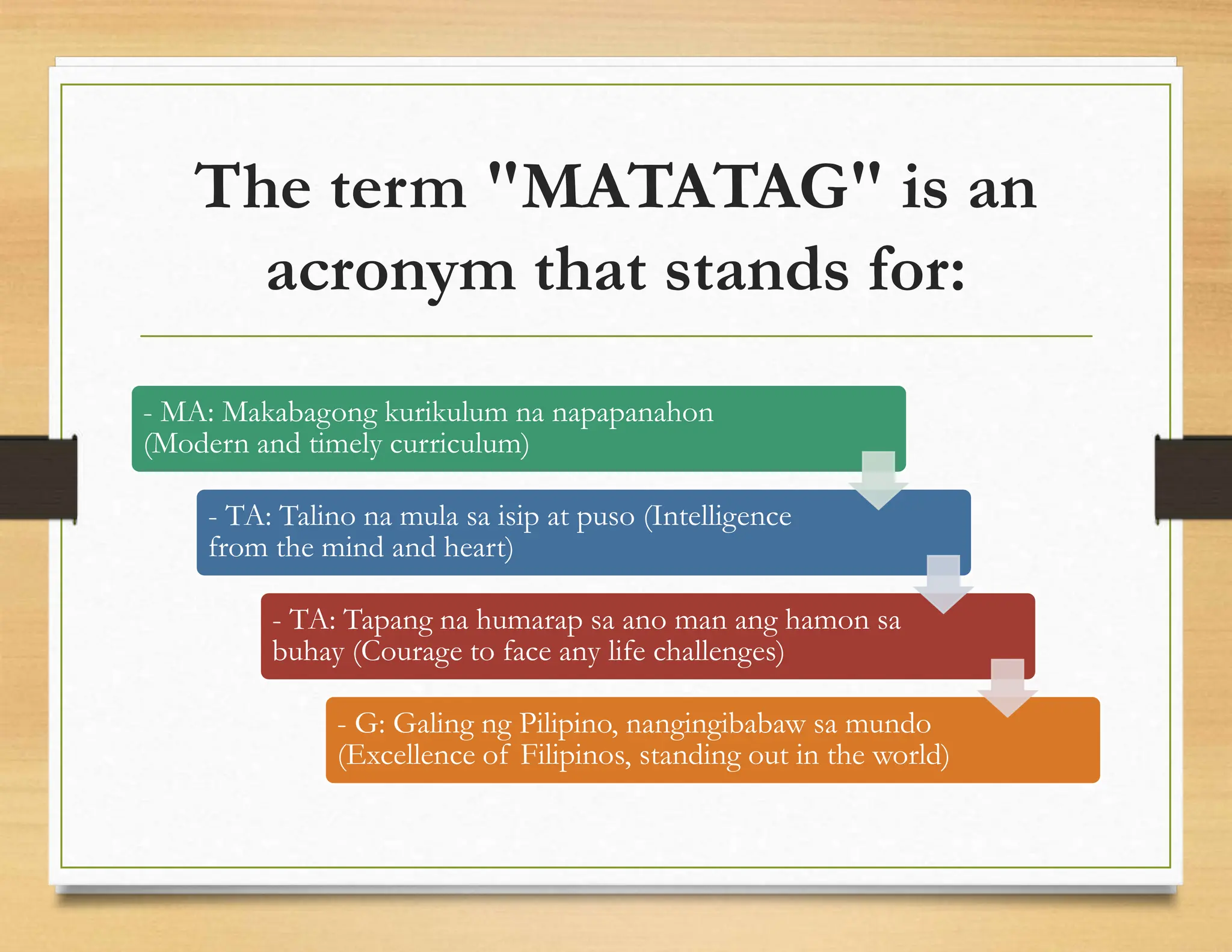 From Vison to Classroom: Matatag Curriculum | PPTX | Primary Education ...