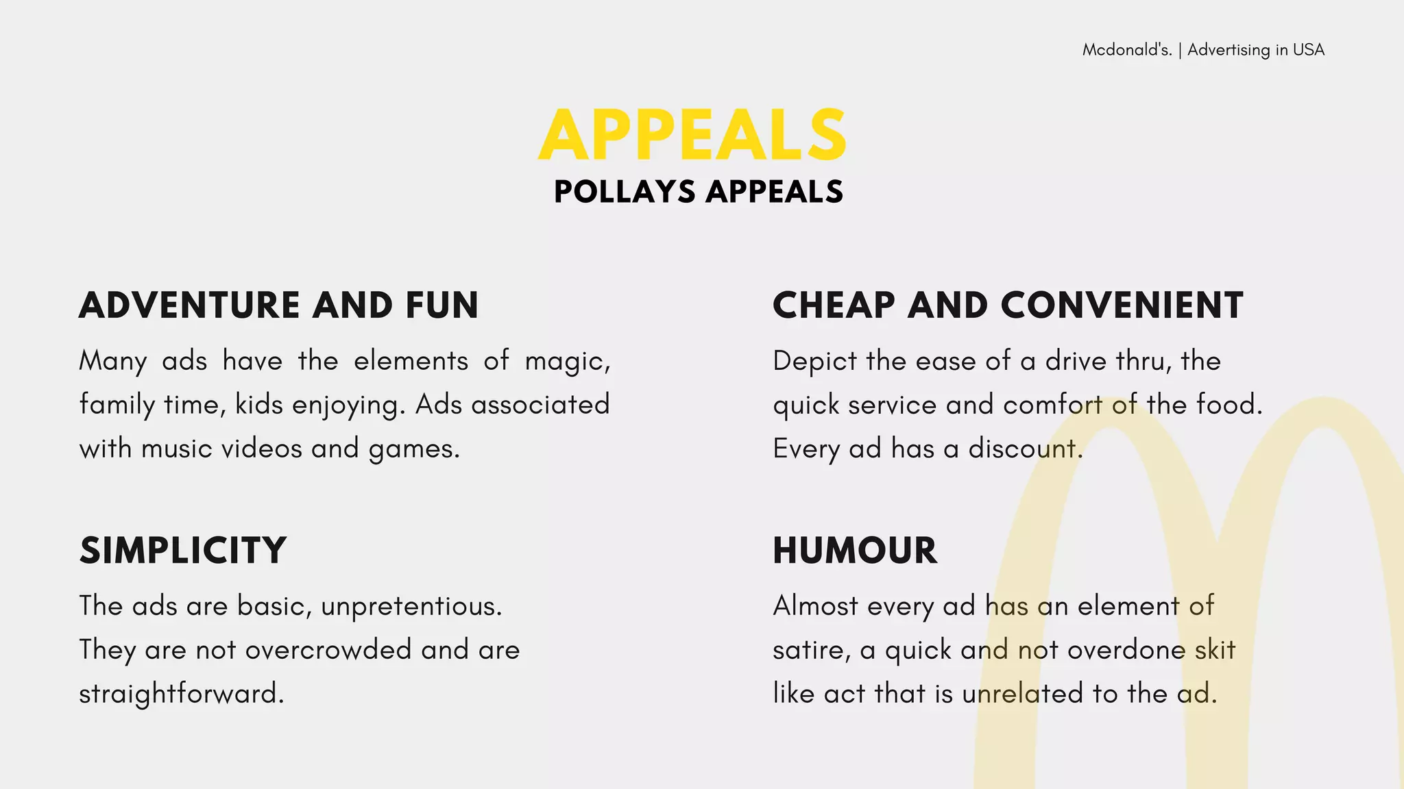 Understanding mcdonald's usa advertising strategy | PDF