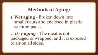 Understanding meat cookery grade 10 | PPTX