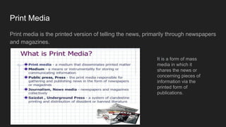 Understanding Media - Class 7 Civics (Social Studies) | PDF