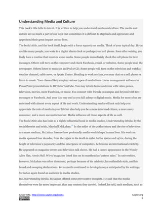 Understanding media and culture | PDF