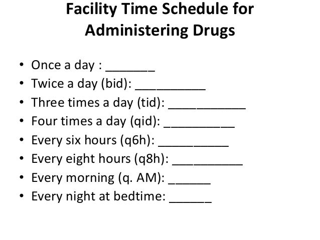 What Is Tid In Medical Terms