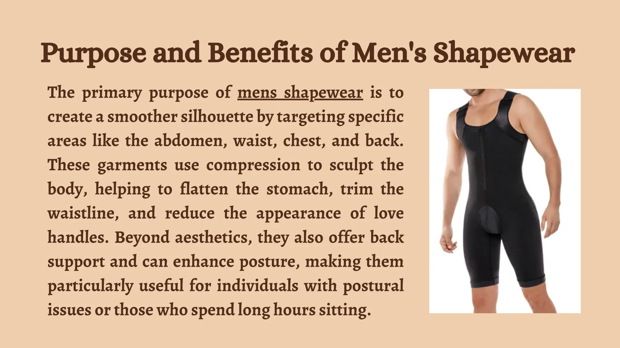 Understanding Men's Shapewear Benefits.. | PPT