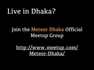 Understanding meteor | PDF | Web Development | Internet